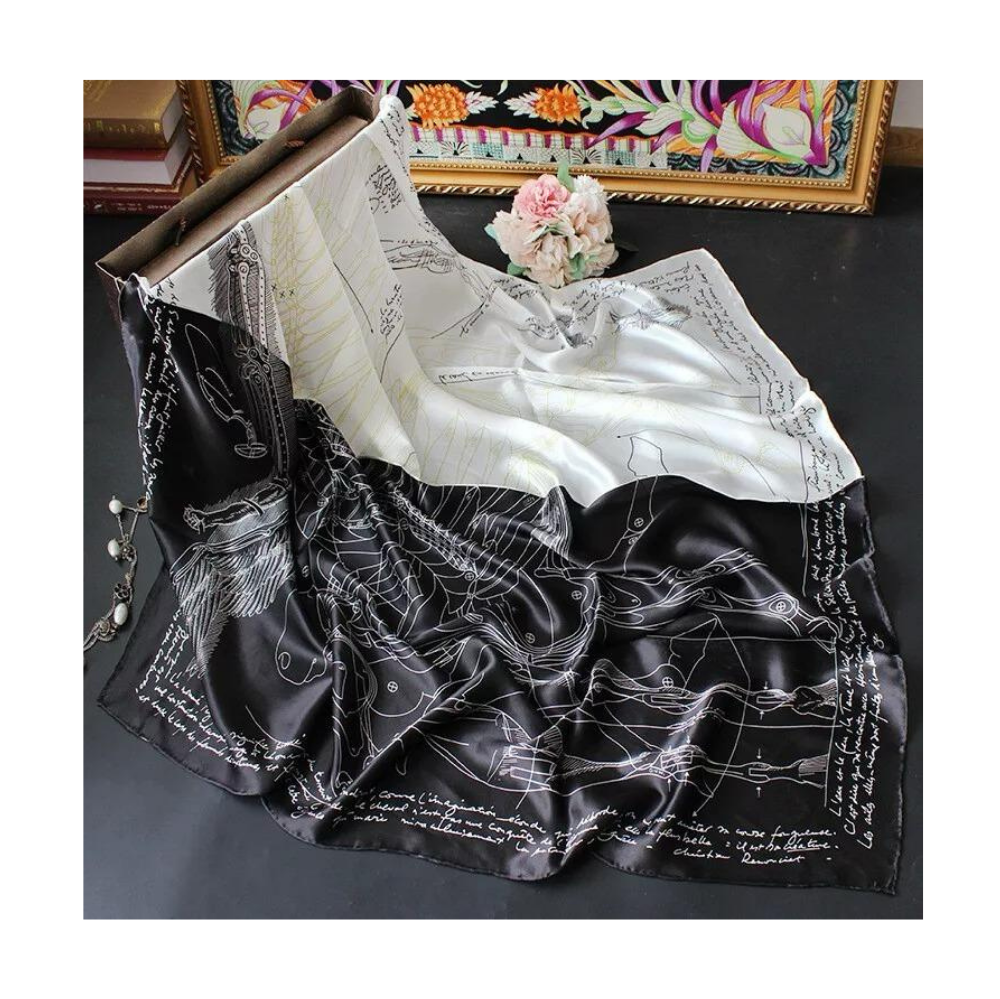 Da Vinci Dreams: Flight & Form Scarf